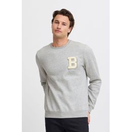 Rundhalspullover Blend "BHSweatshirt", Damen, Gr. XL, stone mix, Sweatware, 50% Baumwolle, 50% Polyester, bedruckt, regular fit normal, Rundhals, eingesetzt, Pullover Rundhalspullover, L&auml;ssiger Sweatpullover mit Print