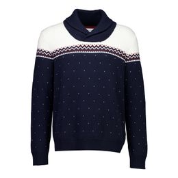 Strickpullover LINDBERGH "LINDBERGH Strickpullover", Jungen, Gr. XL, navy, Obermaterial: 50% Polyacryl, 50% Baumwolle, hoch geschlossener Ausschnitt, Pullover Strickpullover