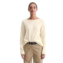 Marc O'Polo MARC O'POLO Damen Strickpullover "aus flauschiger Lambswool"raw cream, Gr. XS, unifarben, Obermaterial: 100% Schurwolle, Pullover