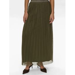 N&uuml;mph Midirock N&Uuml;MPH "N&uuml;mph Skirt NUMEA", Damen, Gr. 40, grape leaf, Obermaterial: 100% Polyester, R&ouml;cke