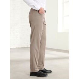 Stretch-Hose CLASSIC, Herren, Gr. 52, Normalgr&ouml;&szlig;en, beige, 98% Baumwolle, 2% Elasthan, unifarben, lang, Hosen