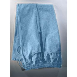 Trainingshose CLASSIC, Herren, Gr. 52, Normalgr&ouml;&szlig;en, blau (blau, bleached), 100% Baumwolle, unifarben, 3/4-L&auml;nge, Hosen Trainingshose