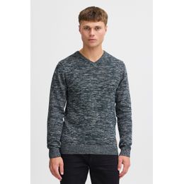 Strickpullover Blend "BHDansel", Herren, Gr. XXL, navy, Feinstrick, 50% Baumwolle, 50% Polyacryl, meliert, regular fit, V-Ausschnitt, eingesetzt, Pullover Strickpullover, Feinstrickpullover mit V-Ausschnitt