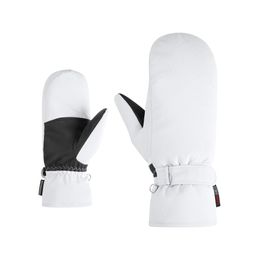 F&auml;ustlinge Ziener "KEVI-Z PR MITTEN glove", Damen, Gr. 6, wei&szlig;, Obermaterial: 100% Polyester; Innenseite: 100% Polyester; Futter: 100% Polyester; Wattierung: 100% Polyester, Handschuhe F&auml;ustlinge