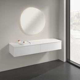 Villeroy & Boch Villeroy und Boch Antao Sideboard K42000MT 160x26,8x50cm, Waschbeckenplattenfarbe Lack, white matt lacquer