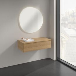 Villeroy & Boch Villeroy und Boch Antao Sideboard K40101HN 100x26,8x50cm, Waschbeckenplattenfarbe honey oak, honey oak