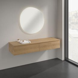 Villeroy & Boch Villeroy und Boch Antao Sideboard K42101HN 160x26,8x50cm, Waschbeckenplattenfarbe honey oak, honey oak