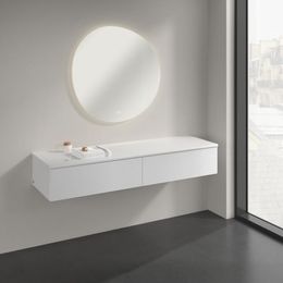 Villeroy & Boch Villeroy und Boch Antao Sideboard K42100GF 160x26,8x50cm, Waschbeckenplattenfarbe Lack, glossy white lacquer