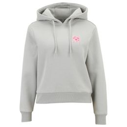 Kapuzenpullover MISS TEE "Miss Tee Self Love Club Hoody", Damen, Gr. L, lightasphalt, 65% Baumwolle, 35% Polyester, mehrfarbig, normal, ohne Ausschnitt, Pullover Kapuzenpullover