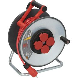 Fa.Brennenstuhl Brennenstuhl Professional SteelCore Kabeltrommel SC 5110, Kabeltyp H07BQ-F3G 1,5 mm&sup2;, Kabell&auml;nge 33 m