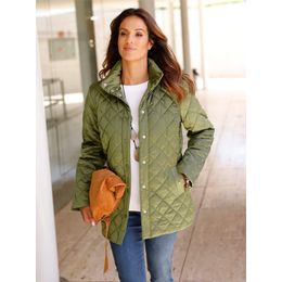 Steppjacke Inspirationen, Damen, Gr. 38, gr&uuml;n (oliv), 55% Polyester, 45% Polyamid, Wattierung:100% Polyester, unifarben, Jacken Steppjacke