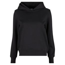 Kapuzenpullover Urban Classics "Urban Classics Ladies Regular Hoodie", Damen, Gr. S, schwarz, 100% Baumwolle, unifarben, normal, ohne Ausschnitt, Pullover Kapuzenpullover