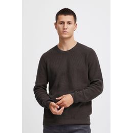 Strickpullover Blend "BHCodford", Damen, Gr. XXL, phantom grau, Feinstrick, 100% Baumwolle, unifarben, regular fit normal, Rundhals, eng, Pullover Strickpullover, Stilvoller Feinstrick-Pullover mit Rundhalsausschnitt