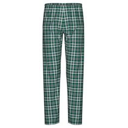 Schlafanzug TRIGEMA "TRIGEMA Schlafanzughose mit Karo-Muster", M&auml;dchen, Gr. XS, efeu, 100% Baumwolle, Homewear-Sets Schlafanzug