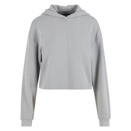 Urban Classics Damen Kapuzenpullover "Urban Classics Damen Ladies Oversized Cropped Light Terry Hoodie"lightasphalt, Gr. M, unifarben, 35% Baumwolle,