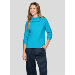 Rabe Damen Strickpullover "Pullover"türkis, Gr. 36, unifarben, 50%Polyester, 30%Viskose, 20%Polyamid, Pullover