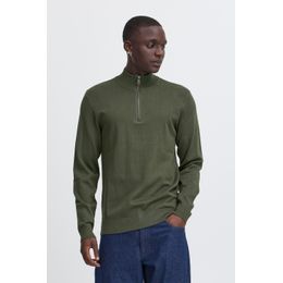 Blend Jungen Troyer "BHDAN"forest night, Basic, Gr. XL, meliert, Feinstrick, 70% Viskose, 30% Nylon, Pullover, Stilvoller Troyer mit Rei&szlig;verschluss