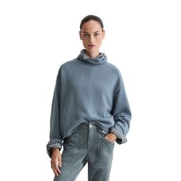 Marc O'Polo Strickpullover MARC O'POLO "aus Merinowolle-Mix", Damen, Gr. XL, slate blau, Obermaterial: 80% Wolle (Schafwolle), 20% Polyamid, unifarben, Pullover Strickpullover