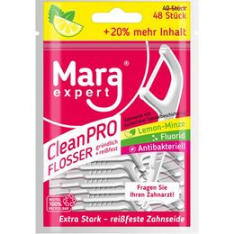 Mara Zahnseidesticks Clean PRO Lemon-Minze fluorid antibakteriell