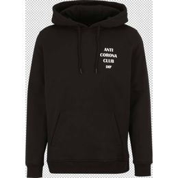 DEF Sweatshirt 'Anti Corona' Herren Gr&ouml;&szlig;e M schwarz / wei&szlig;