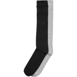 Urban Classics Kniestr&uuml;mpfe Damen Gr&ouml;&szlig;e 43/46 hellgrau / schwarz