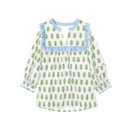 Imily Bela Bluse Damen Gr&ouml;&szlig;e S pastellblau / gr&uuml;n / hellgr&uuml;n / wei&szlig;