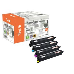 Peach B248 4 Toner (bk, c/m/y) ersetzt Brother TN-248 f&uuml;r z.B. Brother HLL 3220 CW, Brother DCPL 3560 CDW, Brother MFCL 3760 CDW (wiederaufbereitet)