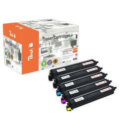 Peach B248 5 Toner (2*bk, c/m/y) ersetzt Brother TN-248 f&uuml;r z.B. Brother HLL 3220 CW, Brother DCPL 3560 CDW, Brother MFCL 3760 CDW (wiederaufbereitet)