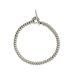 AllSaints Bracelet male Silver size One Size