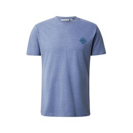 Naketano T-Shirt Herren Gr&ouml;&szlig;e XL taubenblau / blaumeliert / schwarz
