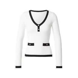 Guess Pullover 'LAUREL' Damen Gr&ouml;&szlig;e S creme / schwarz