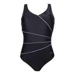 Naturana Badeanzug Damen Gr&ouml;&szlig;e 7XL schwarz / wei&szlig;