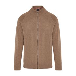 Funky Buddha Strickjacke Herren Gr&ouml;&szlig;e L braun