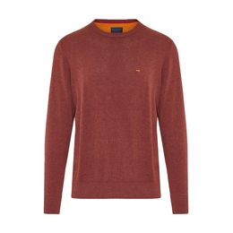 Funky Buddha Pullover Herren Gr&ouml;&szlig;e XXXL dunkelbraun / gelb