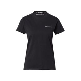 K by KARL LAGERFELD Karl Lagerfeld T-Shirt 'ESSENTIAL' Damen Gr&ouml;&szlig;e XXL schwarz / wei&szlig;