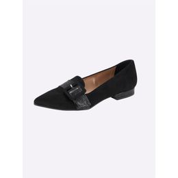 Heine Witt Damen Slipper, schwarz, Gr&ouml;&szlig;e 37