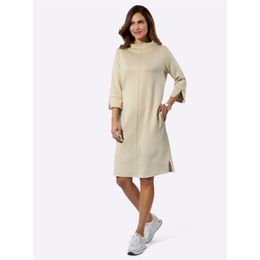 WITT Damen Jerseykleid, sand, Gr&ouml;&szlig;e 48