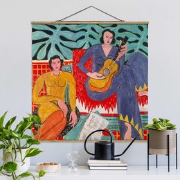 Bilderwelten Stoffbild mit Posterleisten Henri Matisse - Die Musik