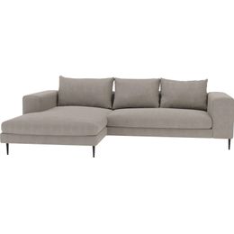Ecksofa Home Affaire, B:324cm H:83cm T:170cm, grau, 92% Polyester 8% Nylon, Wohnzimmer, Sofas, "Aurora, L-Form, mit extra breiter Recamiere, 324 x