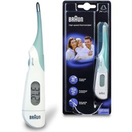 Braun Fieberthermometer "Braun Digital-Thermometer, PRT 1000", grün, Kunststoff, B:2,5cm H:14cm T:2cm, Temperaturmessgeräte, zuverlässig und extrem