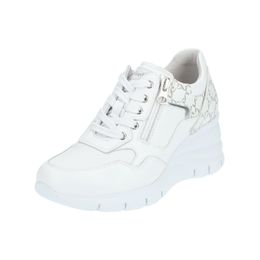 Nero Giardini Damen Sneaker "Nero Giardini Sneaker Leder/Textil", Gr. 40wei&szlig; kombi, Leder, Textil, Schuhe