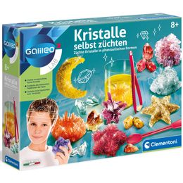 CLEMENTONI Kinder Experimentierkasten "Galileo, Kristalle selbst züchten neu", bunt, Experimentierkästen, Made in Europe