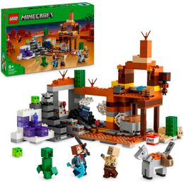 LEGO Kinder Konstruktionsspielsteine "Die Mine in den Badlands (21263), LEGO Minecraft", bunt, Kunststoff, Spielbausteine, Made in Europe