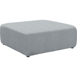 Polsterhocker Home Affaire, B:98cm H:42cm T:98cm, grau, 95% Polyester, 5% Nylon, Hocker, "Utvik", passend zur Polster-Serie UTVIK