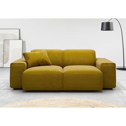 2-Sitzer Home Affaire, B:194cm H:71cm T:101cm, gr&uuml;n, 95% Polyester, 5% Nylon, Sofas, "Glimminge auch in Breitcord + Feincord + Easy care-Bezug",