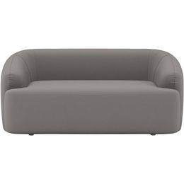 2-Sitzer Home Affaire, B:177cm H:81cm T:113cm, grau, 95% Polyester, 5% Polyamid, Sofas, "Nergal, Einzelsofa, organisches Design, Brite 177cm",