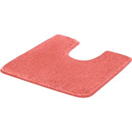 Badematte Kleine Wolke, H:30mm, rot, Polyester, Badematten, "Meadow", Badteppich, Uni Farben