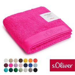 Handtuch s.Oliver, B:50cm L:100cm, pink, Walkfrottier, Baumwolle, Handt&uuml;cher, "s.Oliver, Premium Qualit&auml;t, 600 gr/m&sup2;, auch als Sets erh&auml;ltlich",