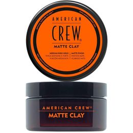 American Crew Herren Haarwachs "Matte Clay Stylingclay 85 gr", 85 g, orange, Haarstylingmittel, Haarstyling
