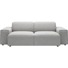 2,5-Sitzer Home Affaire, B:214cm H:71cm T:101cm, grau, 100% Polyester, Sofas, "Glimminge auch in Breitcord, Feincord + Easy care-Bezug", besondere